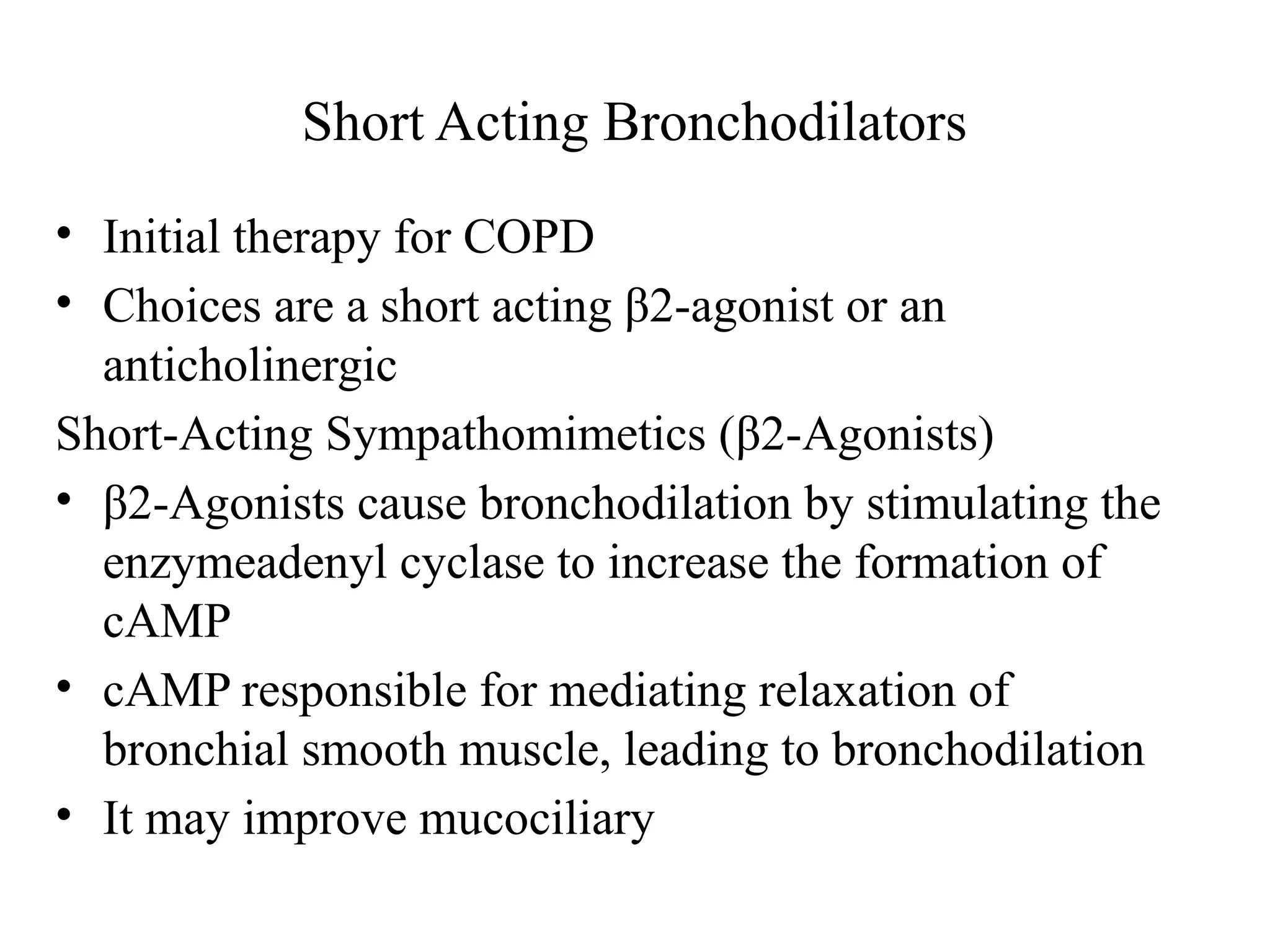 DRUGS ACTING ON COPD Respiratory tract infection.pptx