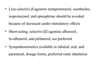 DRUGS ACTING ON COPD Respiratory tract infection.pptx