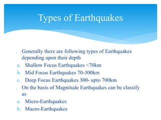 Earthquakes: Causes, Types, Effects & Case Studies | PPTX