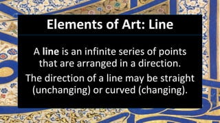 Elements and Principles of Art - Art 101 @ MCC | PPTX