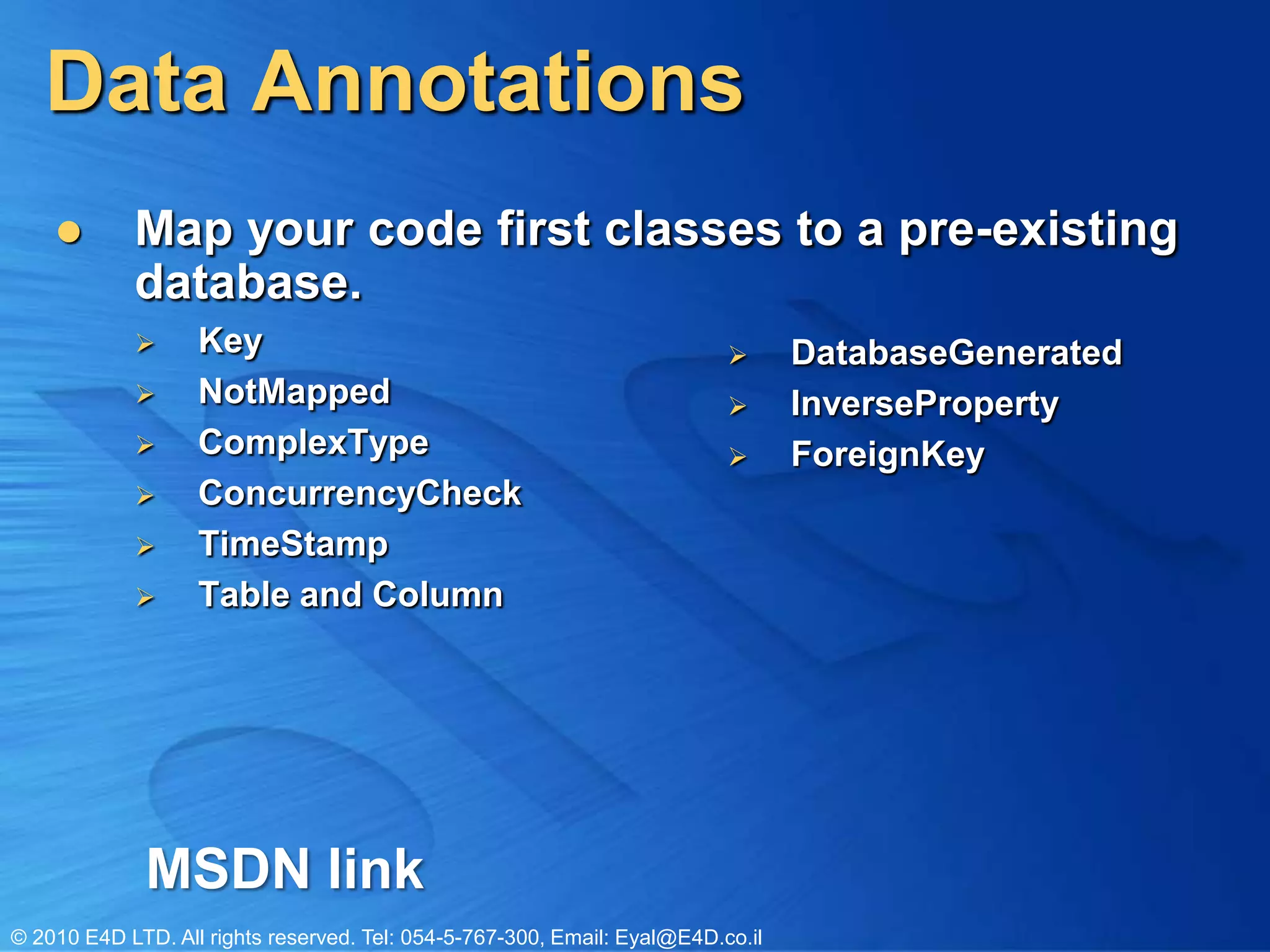 Entity Framework Entity Data Model Edm Ppt