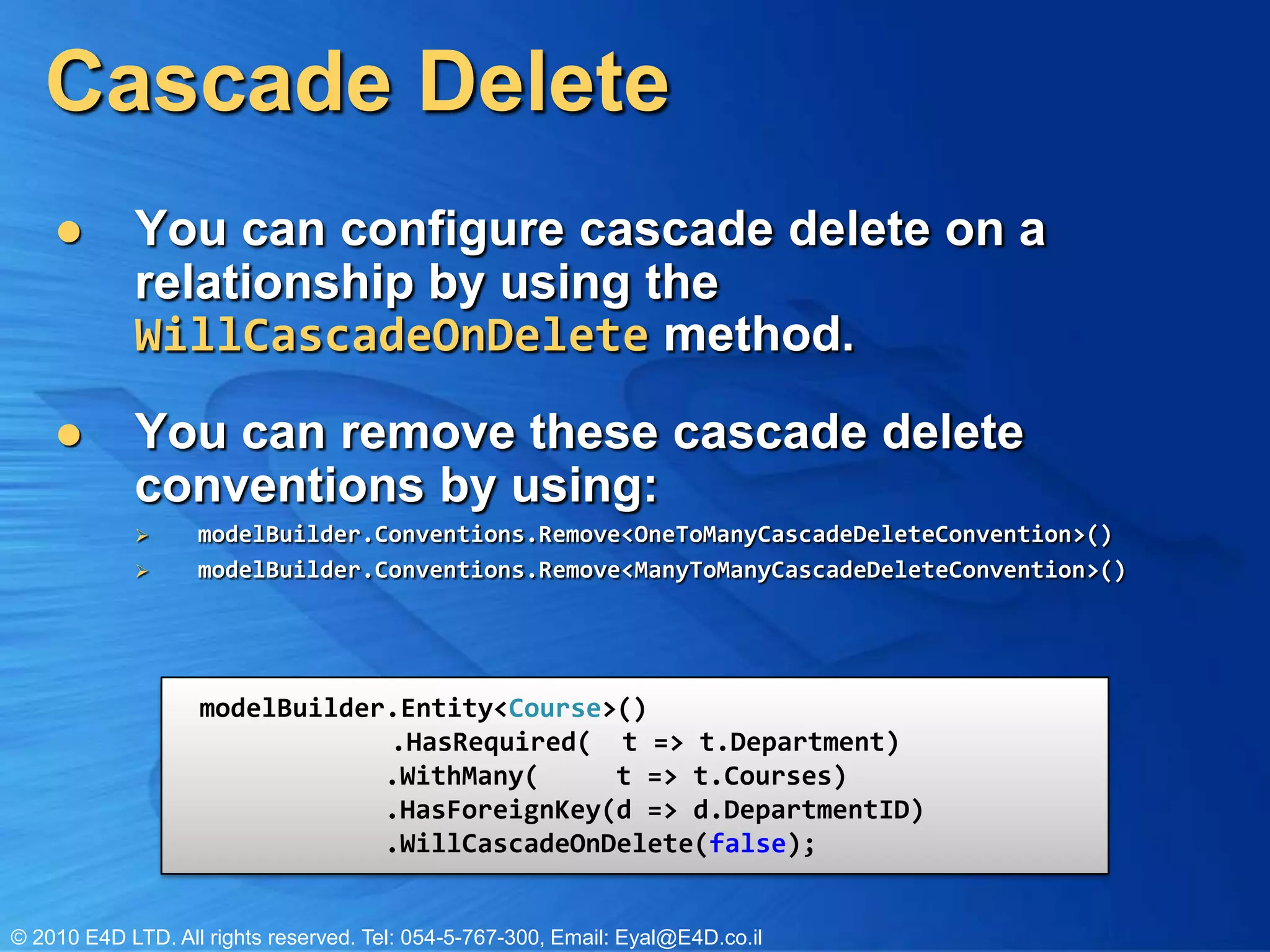 Entity Framework Entity Data Model Edm Ppt