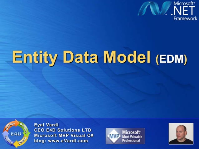 Entity Framework - Entity Data Model (edm) | PPTX
