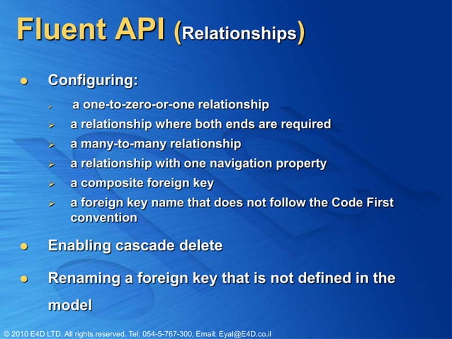 Entity Framework Entity Data Model Edm Ppt 