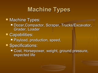 02 equipment types | PPT | Off-Road Vehicles | Auto Body Styles