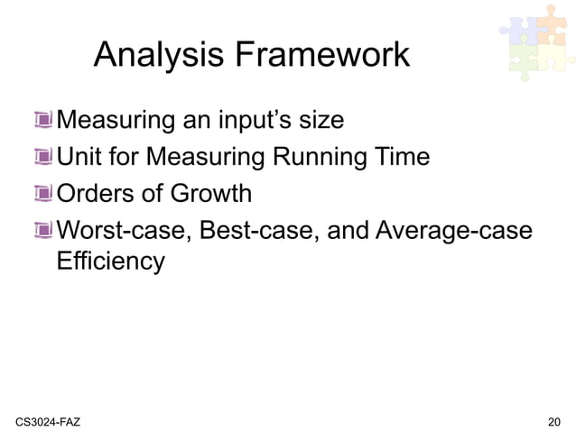 02 Faz A First Step Toward Algorithm Complexity Analysis Ppt