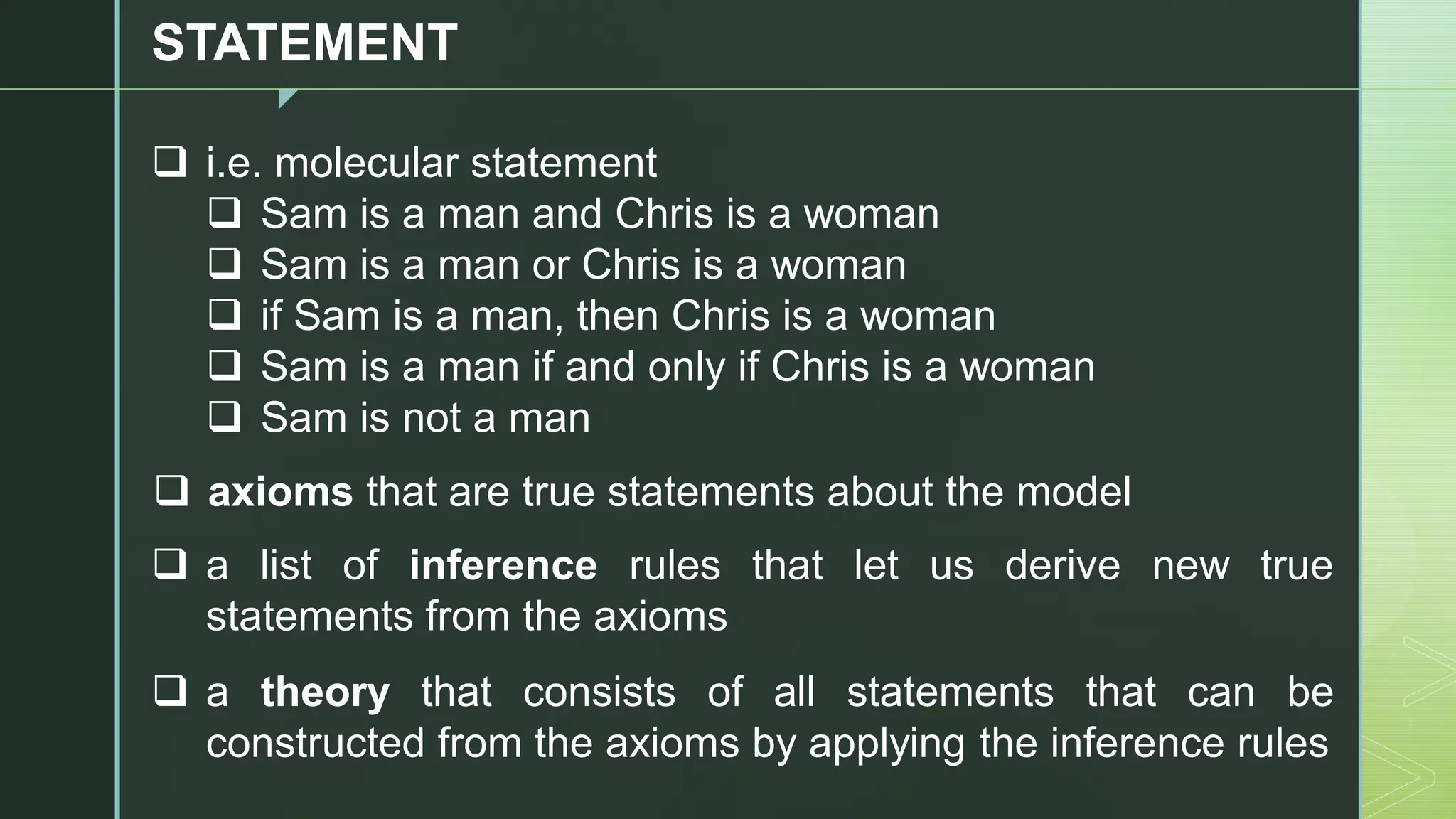 Formal Logic - Lesson 1 - Introduction to Logic | PDF