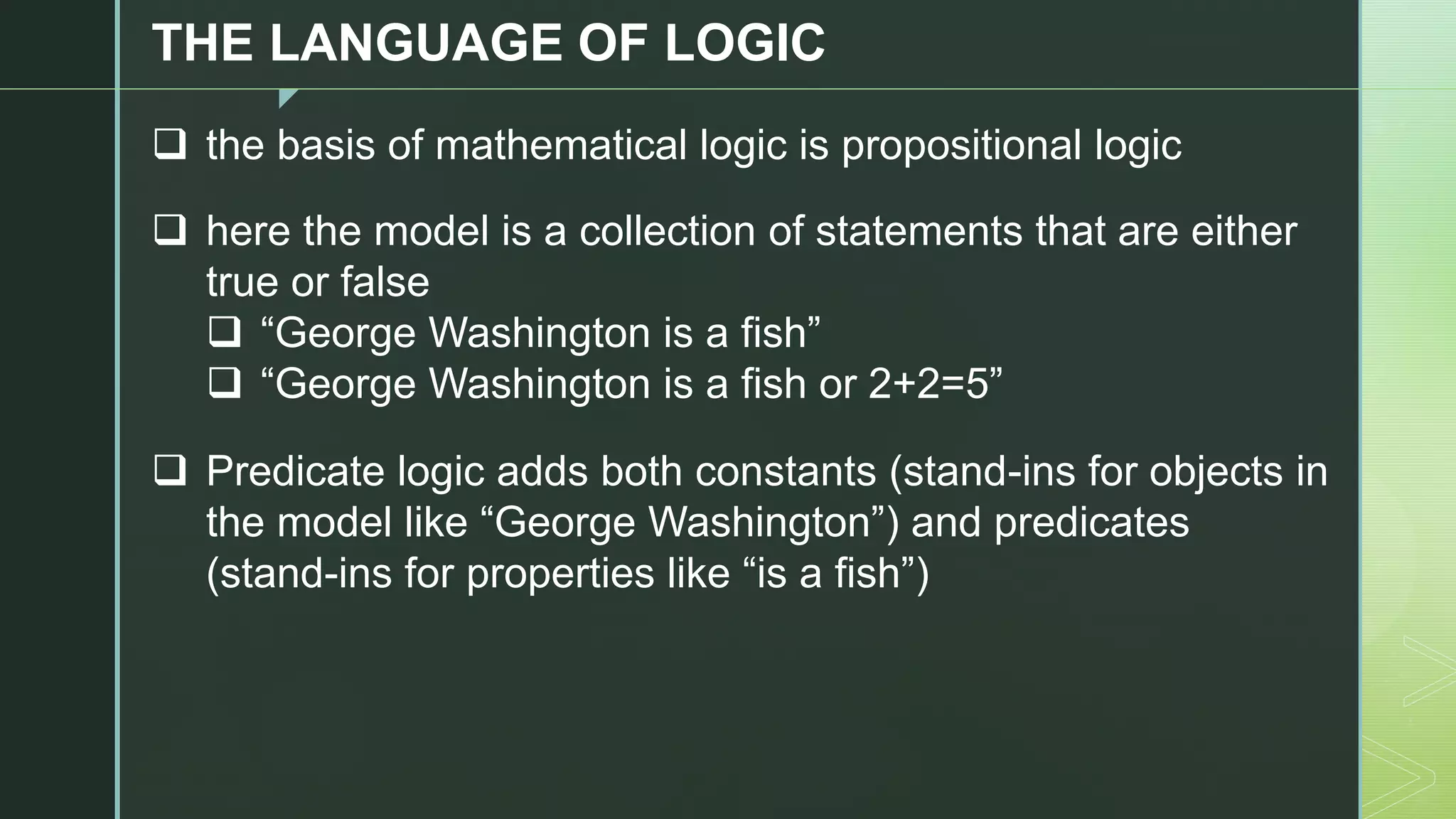 Formal Logic - Lesson 1 - Introduction to Logic | PDF | Programming Languages | Computing