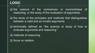 Formal Logic - Lesson 1 - Introduction to Logic | PDF | Programming Languages | Computing