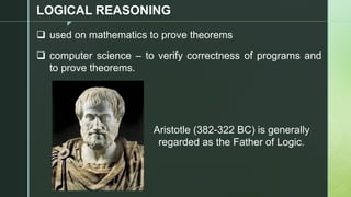 Formal Logic - Lesson 1 - Introduction to Logic | PDF | Programming Languages | Computing