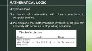 Formal Logic - Lesson 1 - Introduction to Logic | PDF | Programming Languages | Computing