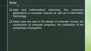 Formal Logic - Lesson 1 - Introduction to Logic | PDF | Programming Languages | Computing