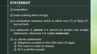Formal Logic - Lesson 1 - Introduction to Logic | PDF | Programming Languages | Computing