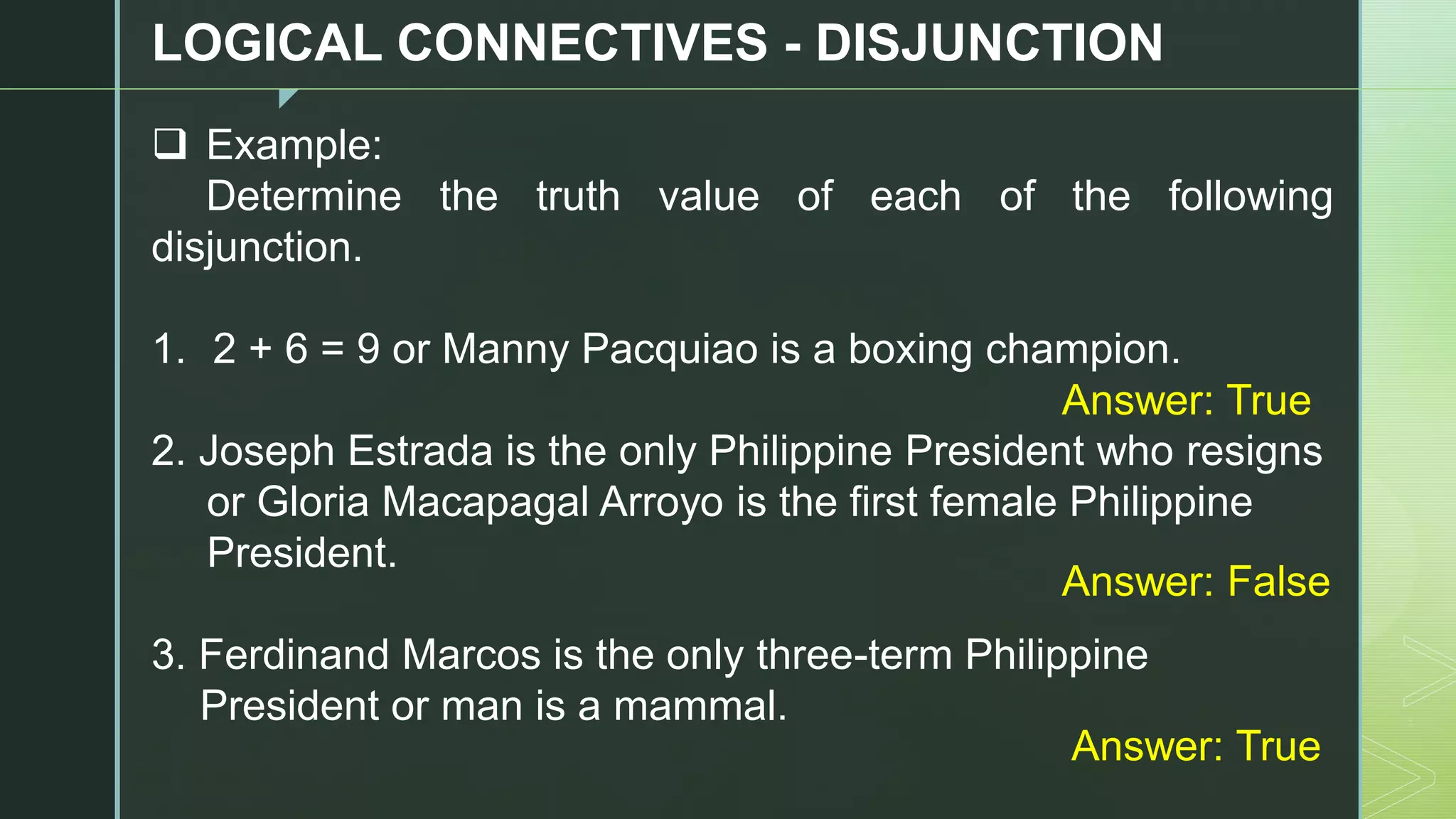 Formal Logic - Lesson 2 - Logical Connectives | PDF | Programming Languages | Computing