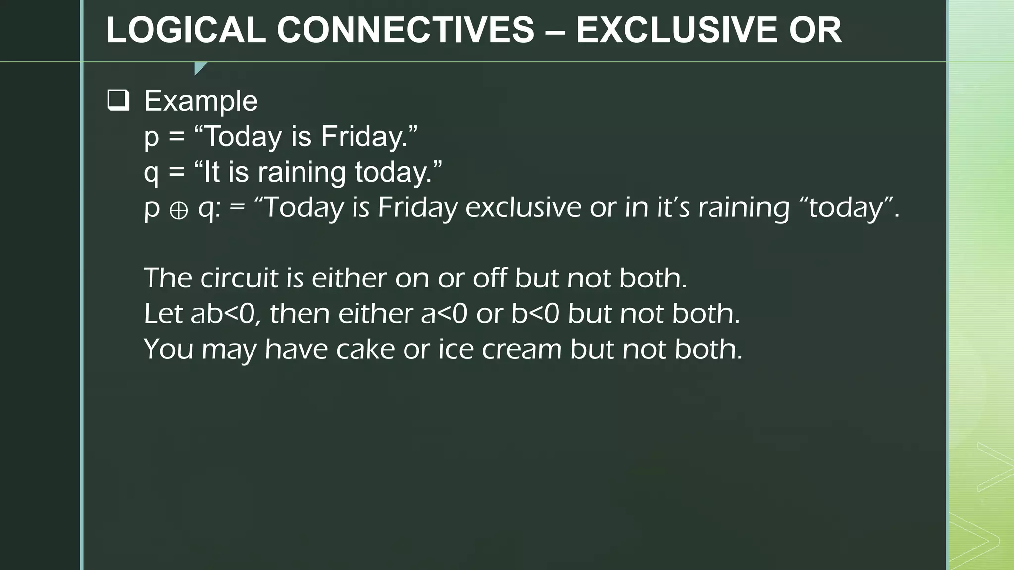 Formal Logic Lesson 2 Logical Connectives Pdf Programming