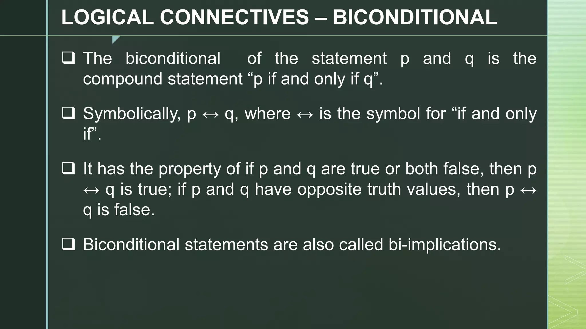 Formal Logic - Lesson 2 - Logical Connectives | PDF | Programming Languages | Computing