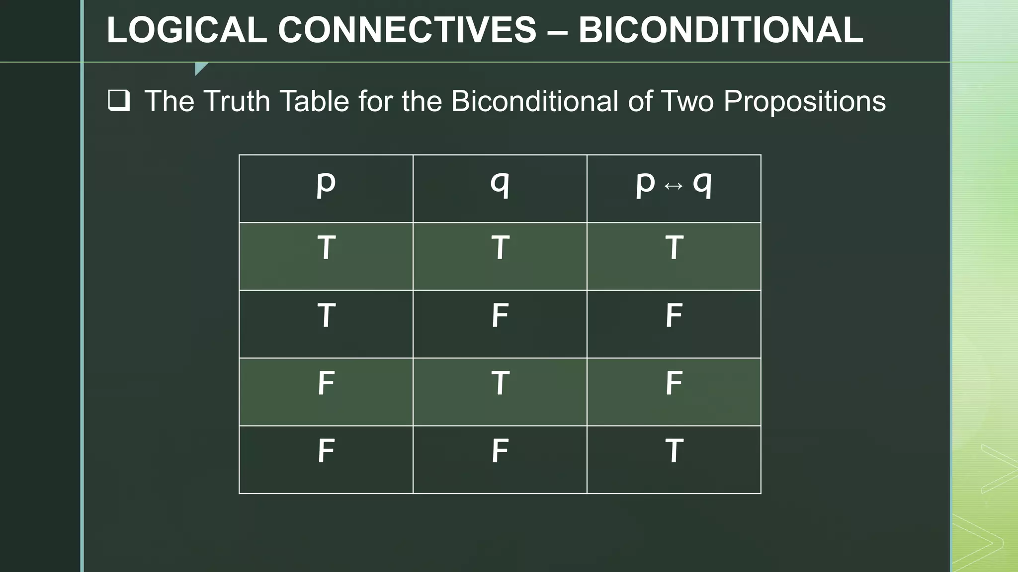 Formal Logic - Lesson 2 - Logical Connectives | PDF
