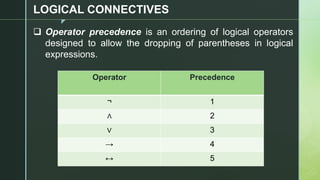 Formal Logic - Lesson 2 - Logical Connectives | PDF