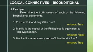 Formal Logic - Lesson 2 - Logical Connectives | PDF