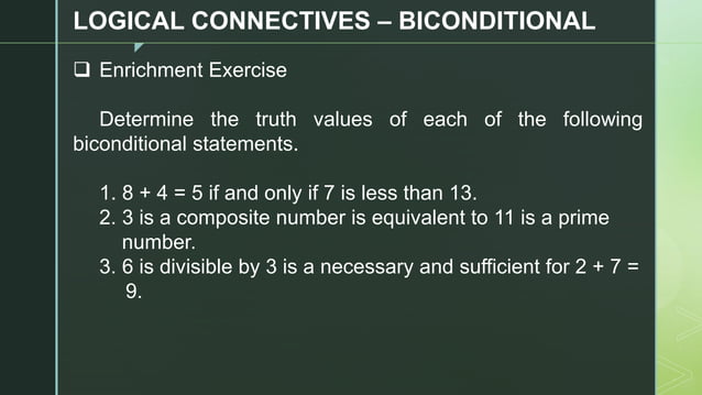 Formal Logic - Lesson 2 - Logical Connectives | PDF | Programming Languages | Computing