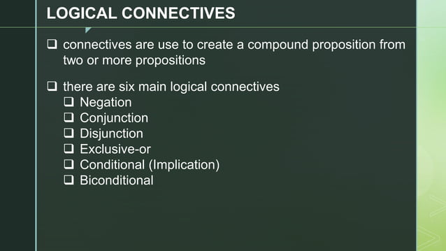 Formal Logic - Lesson 2 - Logical Connectives | PDF | Programming Languages | Computing