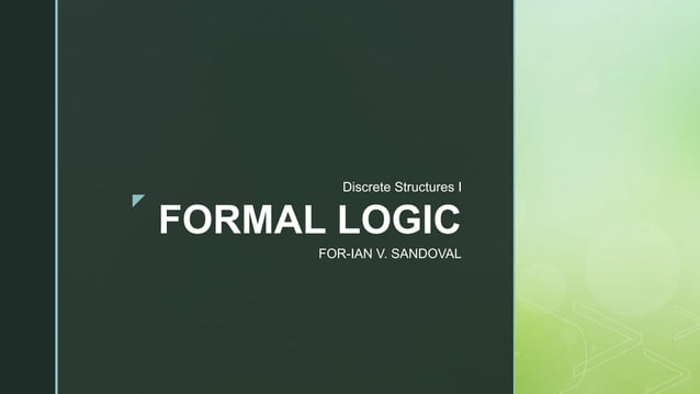 Formal Logic - Lesson 4 - Tautology, Contradiction and Contingency | PDF