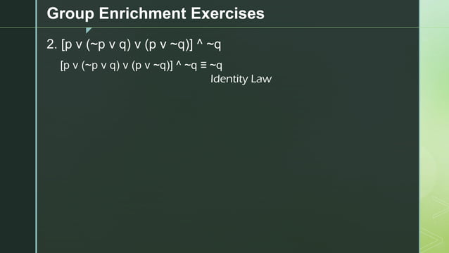 Formal Logic - Lesson 5 - Logical Equivalence | PDF