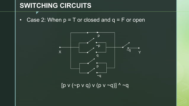Formal Logic - Lesson 6 - Switching Circuits | PPT