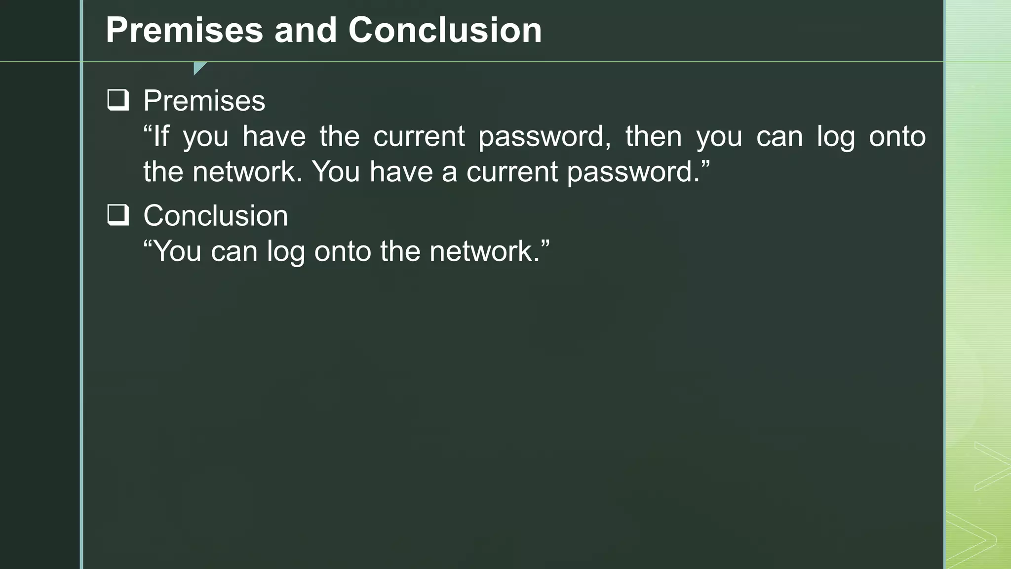 Formal Logic - Lesson 7 - Rules of Inference | PDF