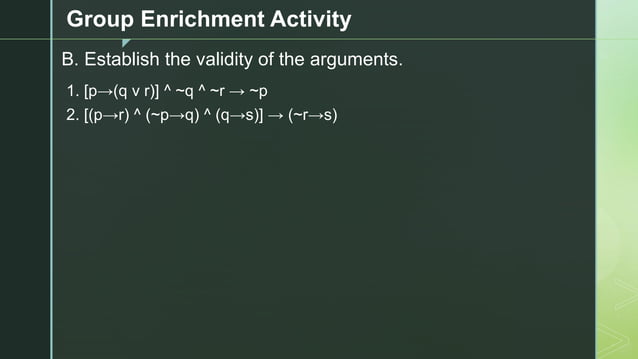 Formal Logic - Lesson 7 - Rules of Inference | PDF