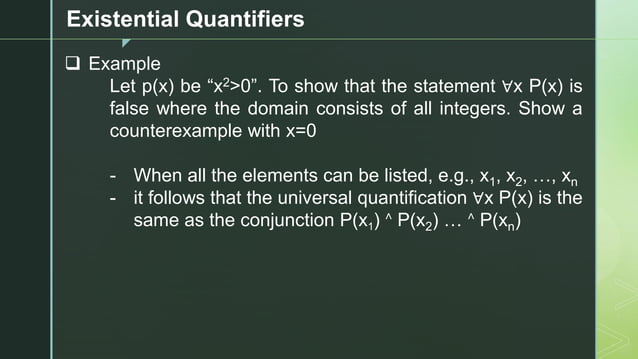 Formal Logic - Lesson 8 - Predicates and Quantifiers | PDF
