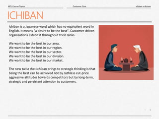 From Ichiban to Kaizen | PPTX