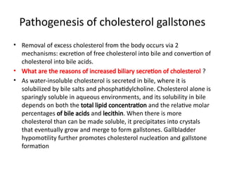 02-gallbladder disease and bile duct diseases | PPTX