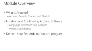02 - Getting Started with Arduino.pptx | Computing | Technology & Computing