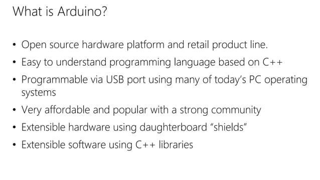 02 - Getting Started with Arduino.pptx | Computing | Technology & Computing