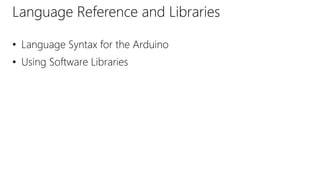 02 - Getting Started with Arduino.pptx | Computing | Technology & Computing