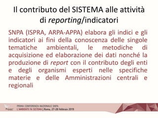 Indicatori e reporting nel SNPA | PPT