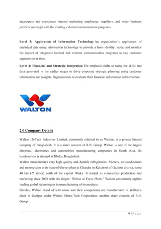 IMC tools of Walton Bangladesh | PDF