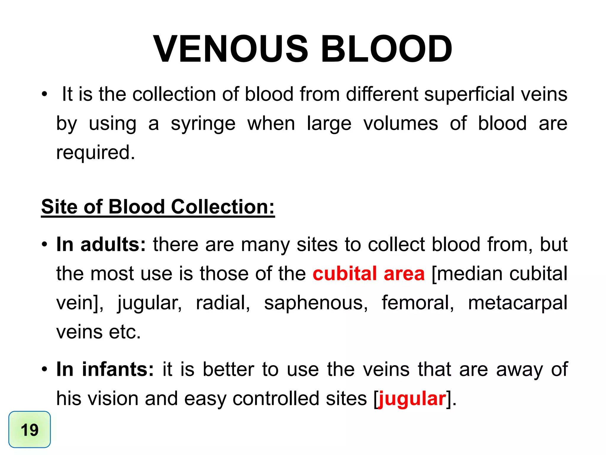 Blood sample collection | PDF