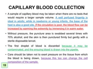 Blood sample collection | PDF