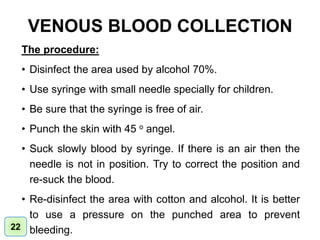 Blood sample collection | PDF