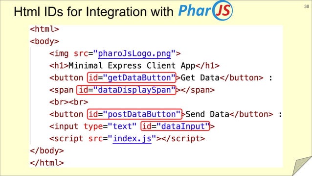 PharoJS: Hijack the JavaScript Ecosystem | PPT