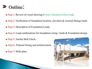 Horizontal Vessel Loading Calculation | PPTX