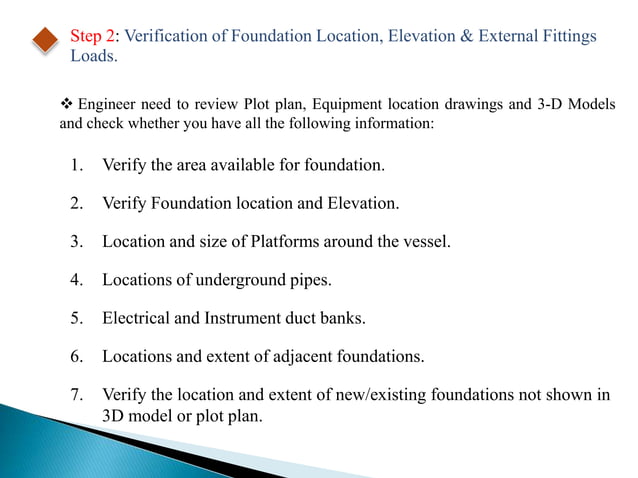Horizontal Vessel Loading Calculation | PPTX