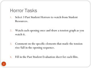 02. horror & narrative structure | PPT
