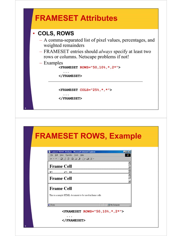02 html-frames | PDF