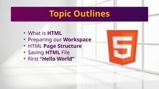 Introduction to HTML: Overview and Structure | PPT