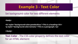 Introduction to HTML: Overview and Structure | PPTX
