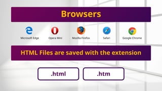 Introduction to HTML: Overview and Structure | PPT