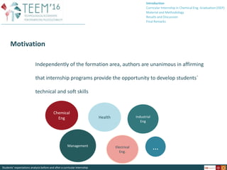 Students’ expectations analysis before and after a curricular ...